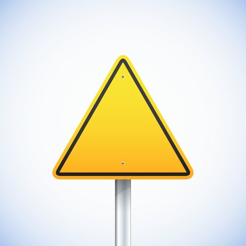 High voltage warning sign Royalty Free Vector Image