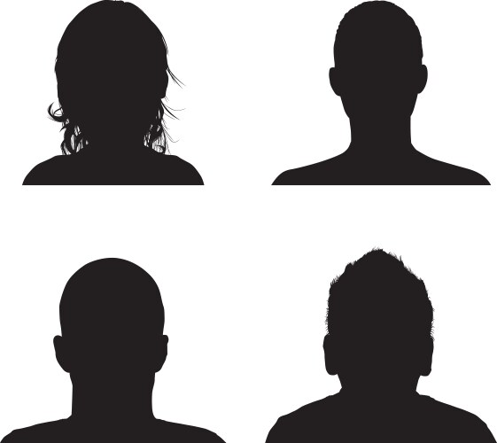 People portraits Royalty Free Vector Image - VectorStock