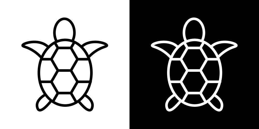 Simple Turtle Turtles Vector Images (over 4,200)