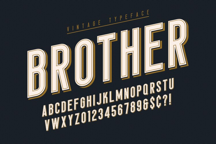 Vintage Font Vector Images (over 580,000)