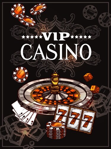 Slot machine poster Royalty Free Vector Image - VectorStock