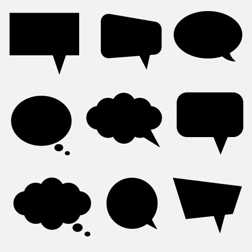 Comic Speech Bubble Royalty Free Vector Image Vectorstock