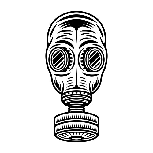 Gas mask Royalty Free Vector Image - VectorStock