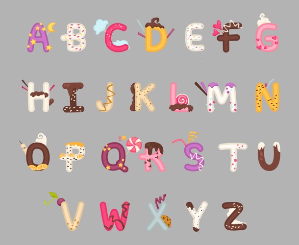 Dessert Font Vector Images (over 8,500)