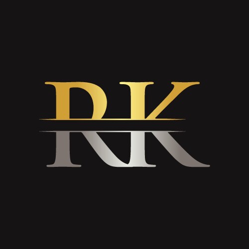 Letter rk logo Vector Images & Graphics for Commercial Use | VectorStock