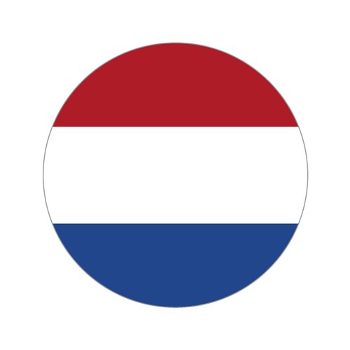 Simple round flag Royalty Free Vector Image - VectorStock