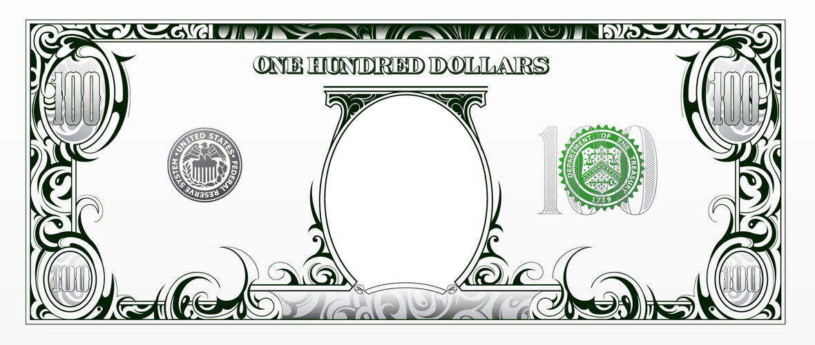 100 Dollar Bill Vector Images (over 1,700)