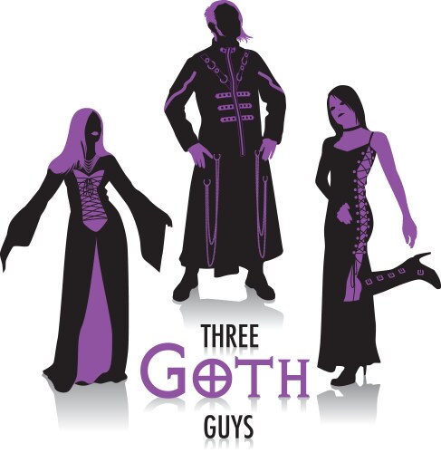 Goth girl Royalty Free Vector Image - VectorStock