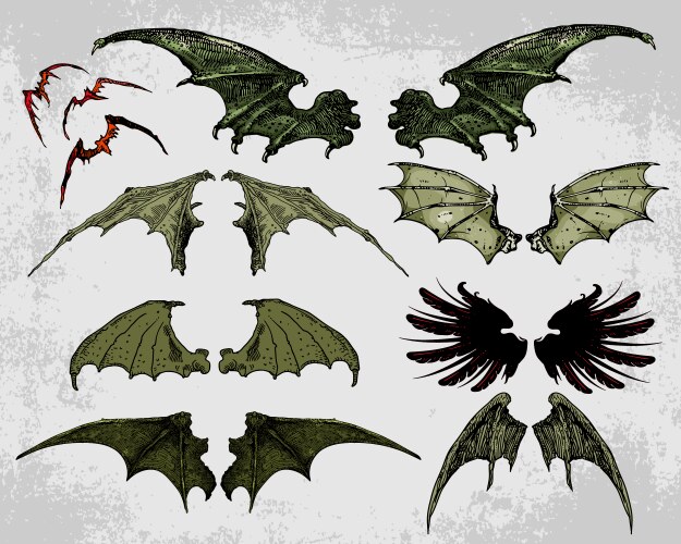Bat Wings Vector Images (over 13,000)