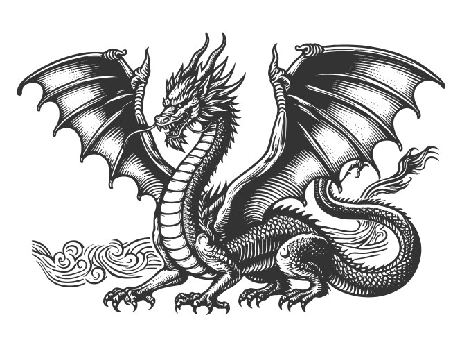 Dragon Wings Vector Images (over 11,000)