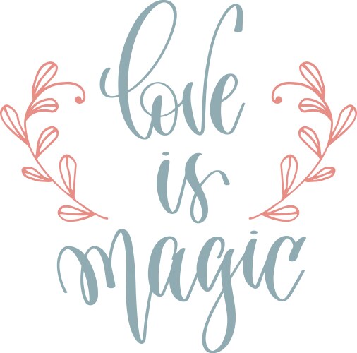 Hugs and kisses - hand lettering inscription text Vector Image
