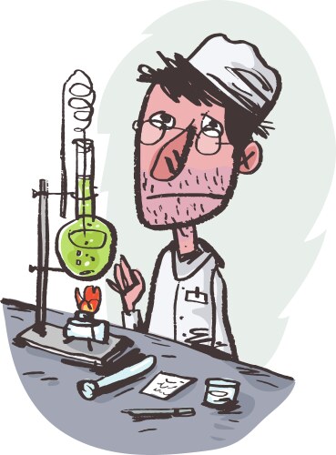 Cartoon Chemist Vector Images (over 10,000)
