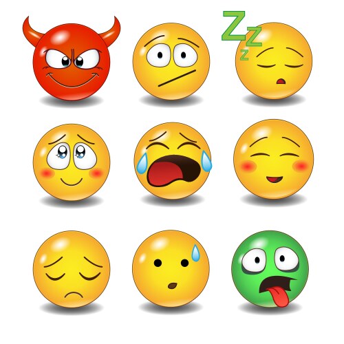Loser emoticon Royalty Free Vector Image - VectorStock