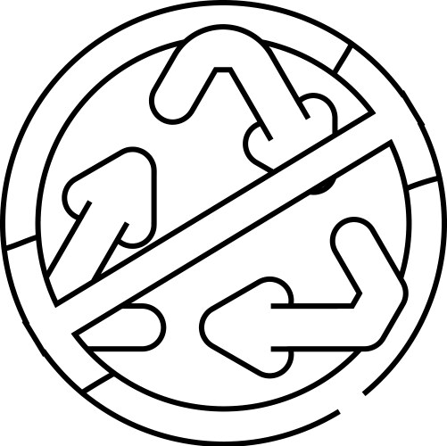 Non Biodegradable Symbol Vector Images (over 330)