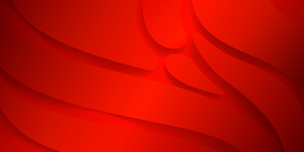 Abstract light lines on red and green background Vector Image