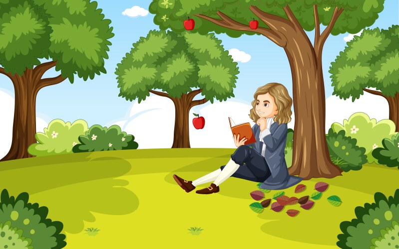 Isaac Newton Cartoon Vector Images (over 100)