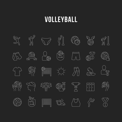 Volleyball Infographics Vector Images (over 520)
