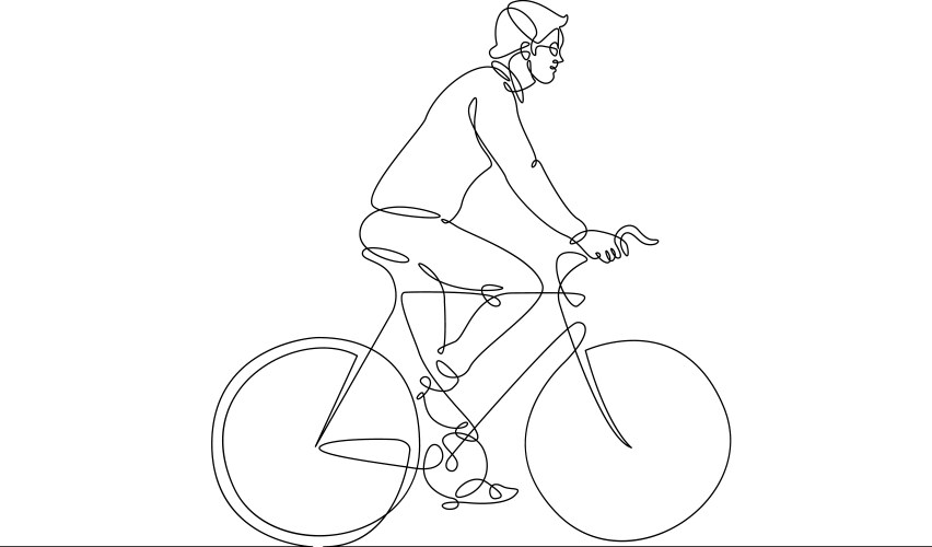 Mountain Bike Line Drawing Vector Images (over 410)