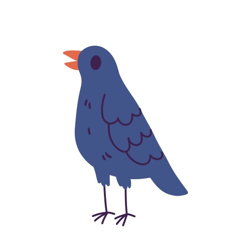 Raven View Side Vector Images (28)