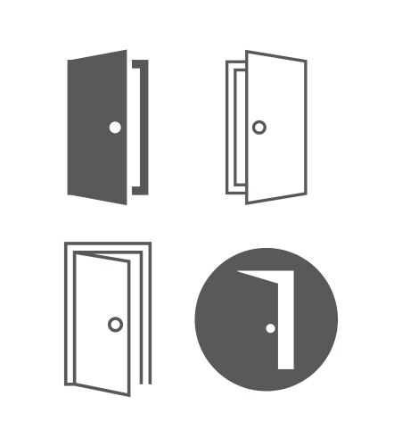 Door knocker Royalty Free Vector Image - VectorStock