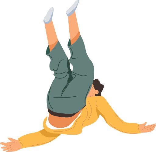 Falling alice Royalty Free Vector Image - VectorStock