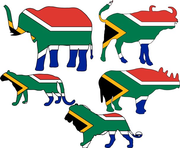 Big five africa Vector Images & Graphics for Commercial Use | VectorStock