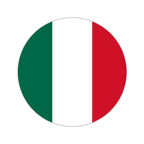 Simple round flag Royalty Free Vector Image - VectorStock