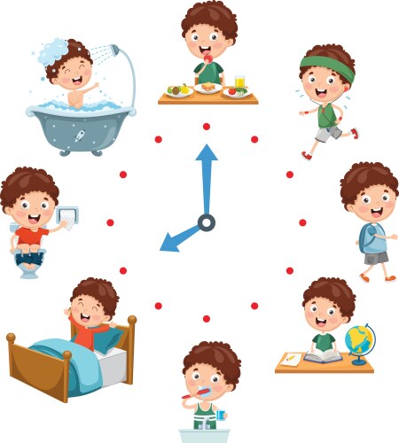 Daily Routine Cartoon Vector Images (over 5,700)