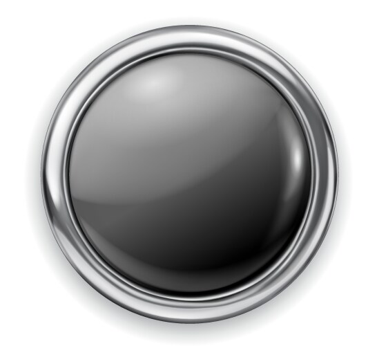 Silver button background Royalty Free Vector Image