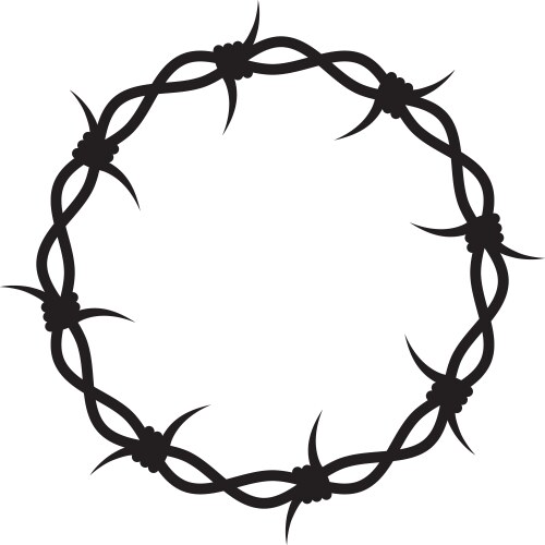 Barbed Wire Border Vector Images (over 3,500)