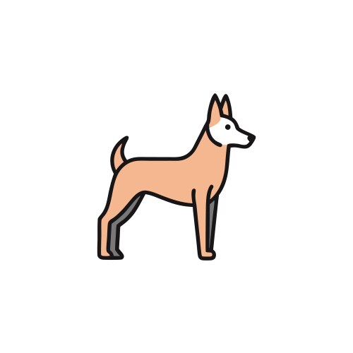 Dutch Shepherd Dog Vector Images (91)