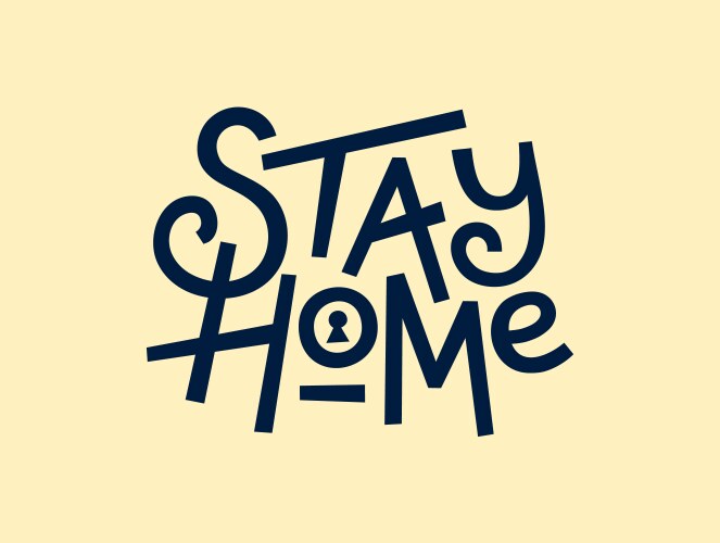 Home sweet hand lettering Royalty Free Vector Image