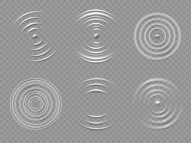 Drop of Water Ripple Effect Vector Images (over 1,000)