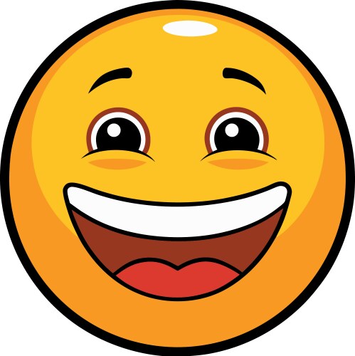 Confident Emoji Face Vector Images (over 410)