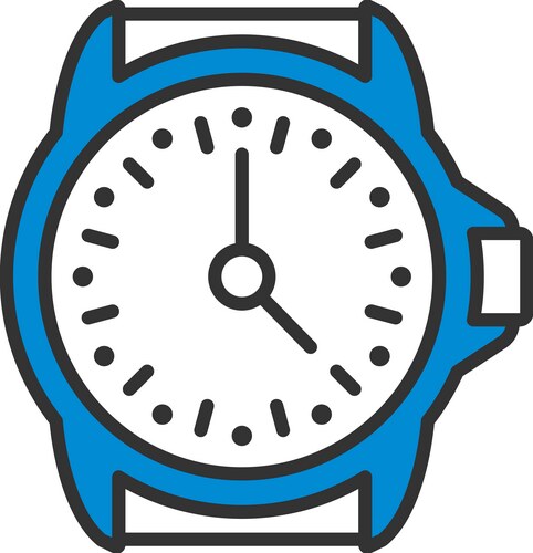Icon of watches Royalty Free Vector Image - VectorStock