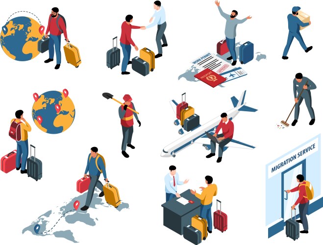 Types of workers Royalty Free Vector Image - VectorStock