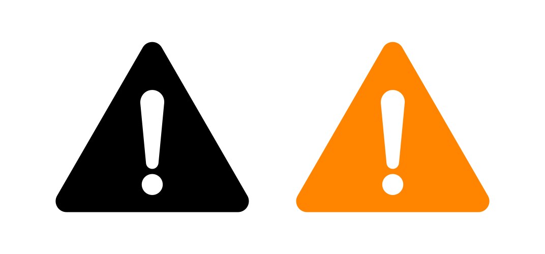 Orange Triangle Clip Art At Clkercom Vector Clip Art Caution Triangle