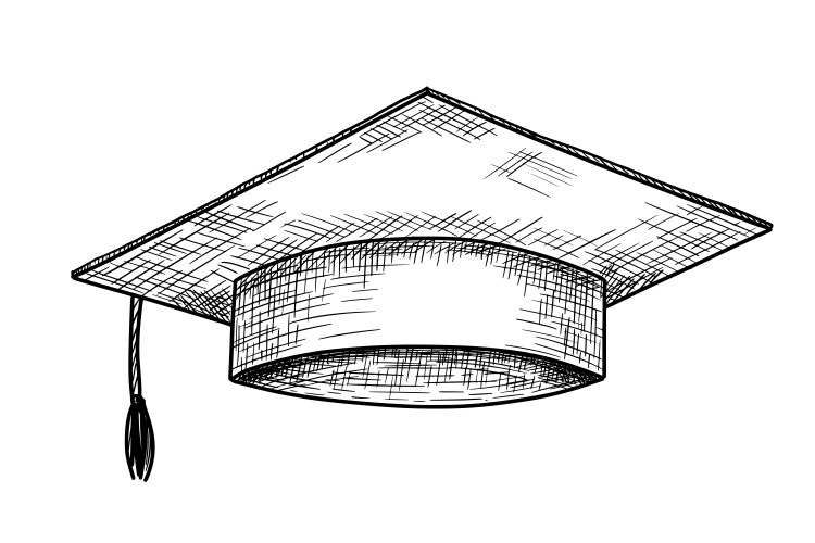 Graduation Cap Line Art Vector Images (over 4,800)