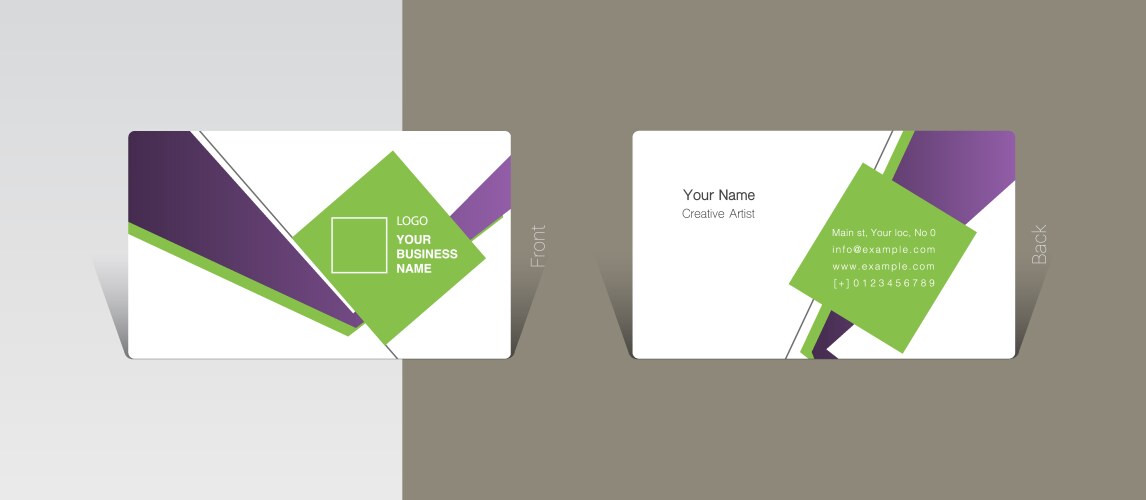 Card Visit Green Vector Images (over 2,500)