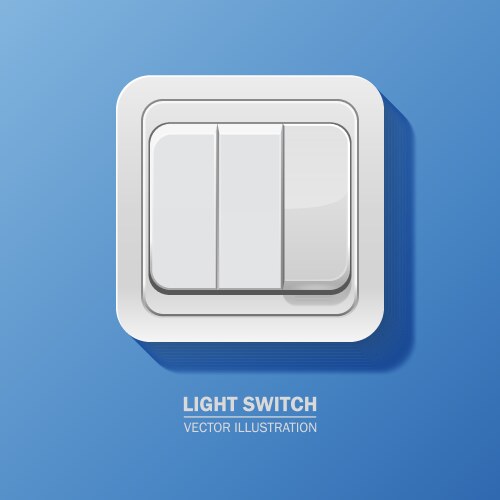 Realistic switch Royalty Free Vector Image - VectorStock