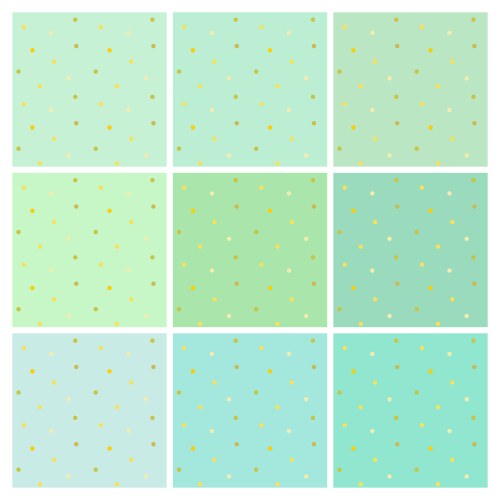 Mosaic abstract geometric backgrounds set Vector Image