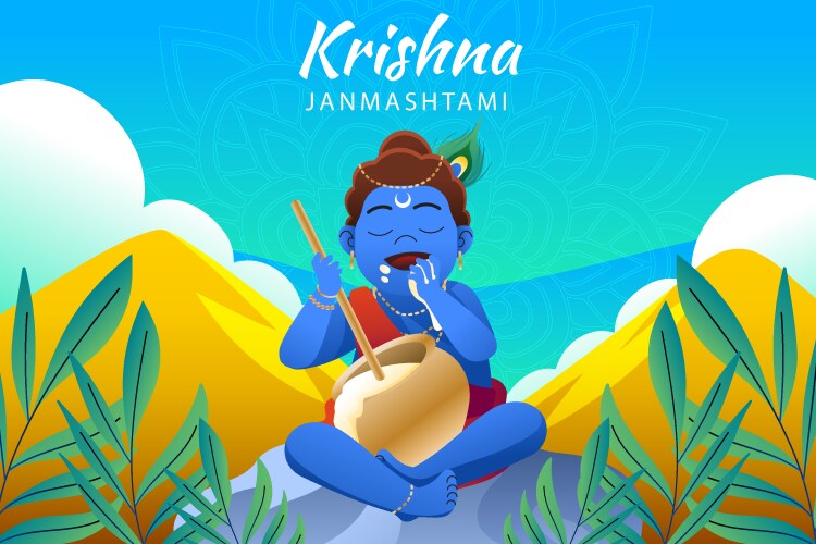 Baby Krishna Vector Images (over 480)