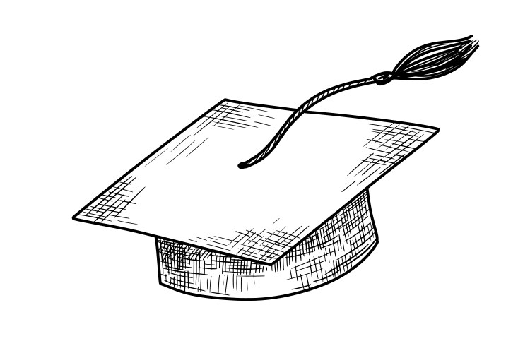 Graduation Hat Outline Vector Images (over 12,000)