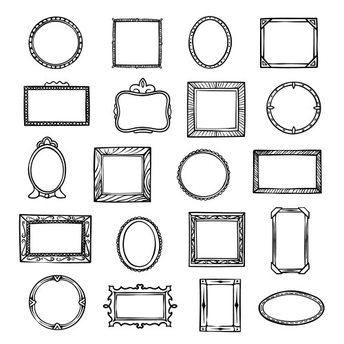 Picture Frame Outline Vector Images (over 24,000)