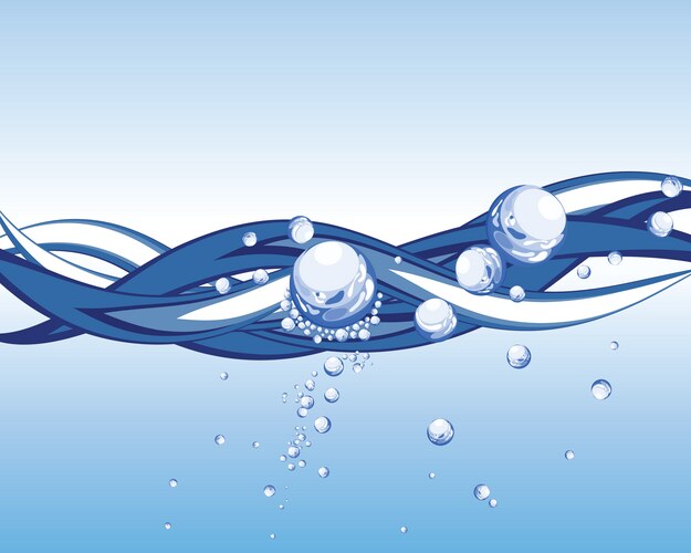 Water background Royalty Free Vector Image - VectorStock