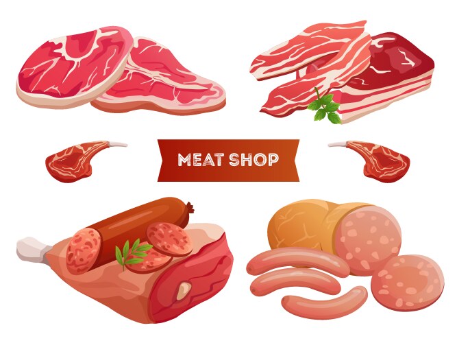 Meat Cartoon Vector Images (over 81,000)