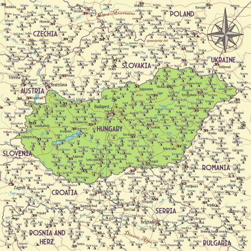 Hungary Map Vector Images (over 2,400)