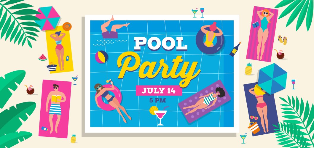 Pool Party Vector Images (over 10,000)