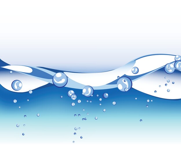 Water background Royalty Free Vector Image - VectorStock
