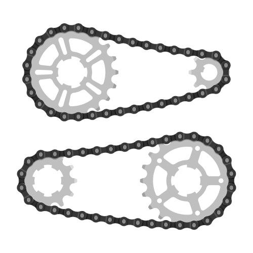 Chain drive Royalty Free Vector Image - VectorStock